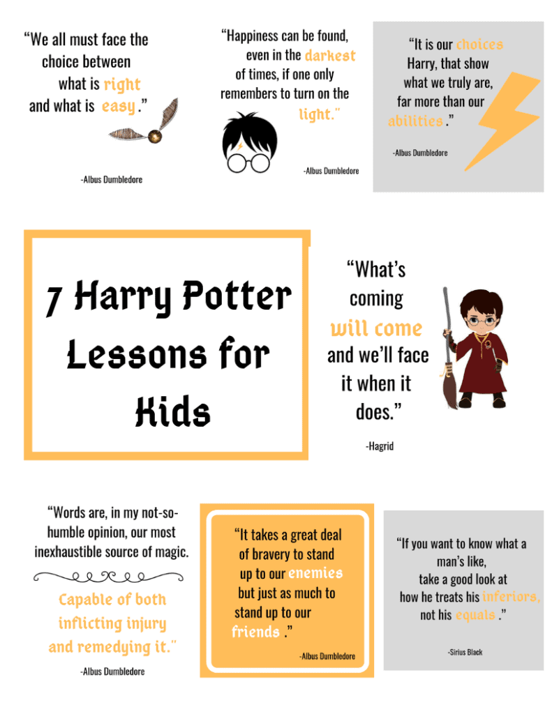 7 Harry Potter Lessons for Your Children - Simply Rooted Family